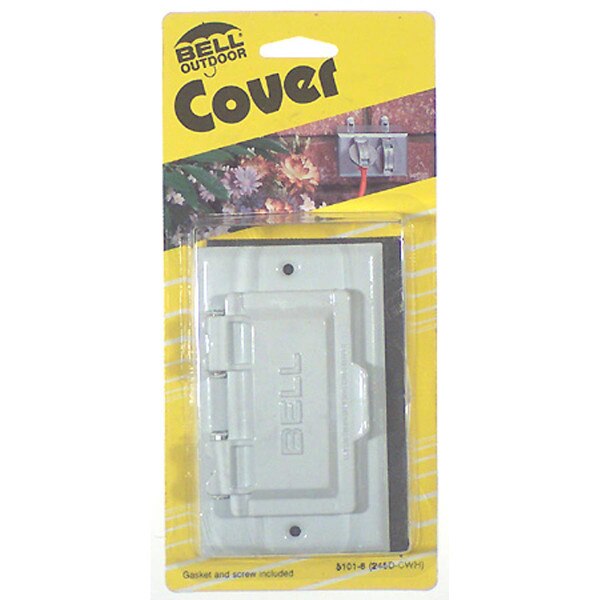 White Single-Gang Weatherproof Gfci Box Cover | City Mill