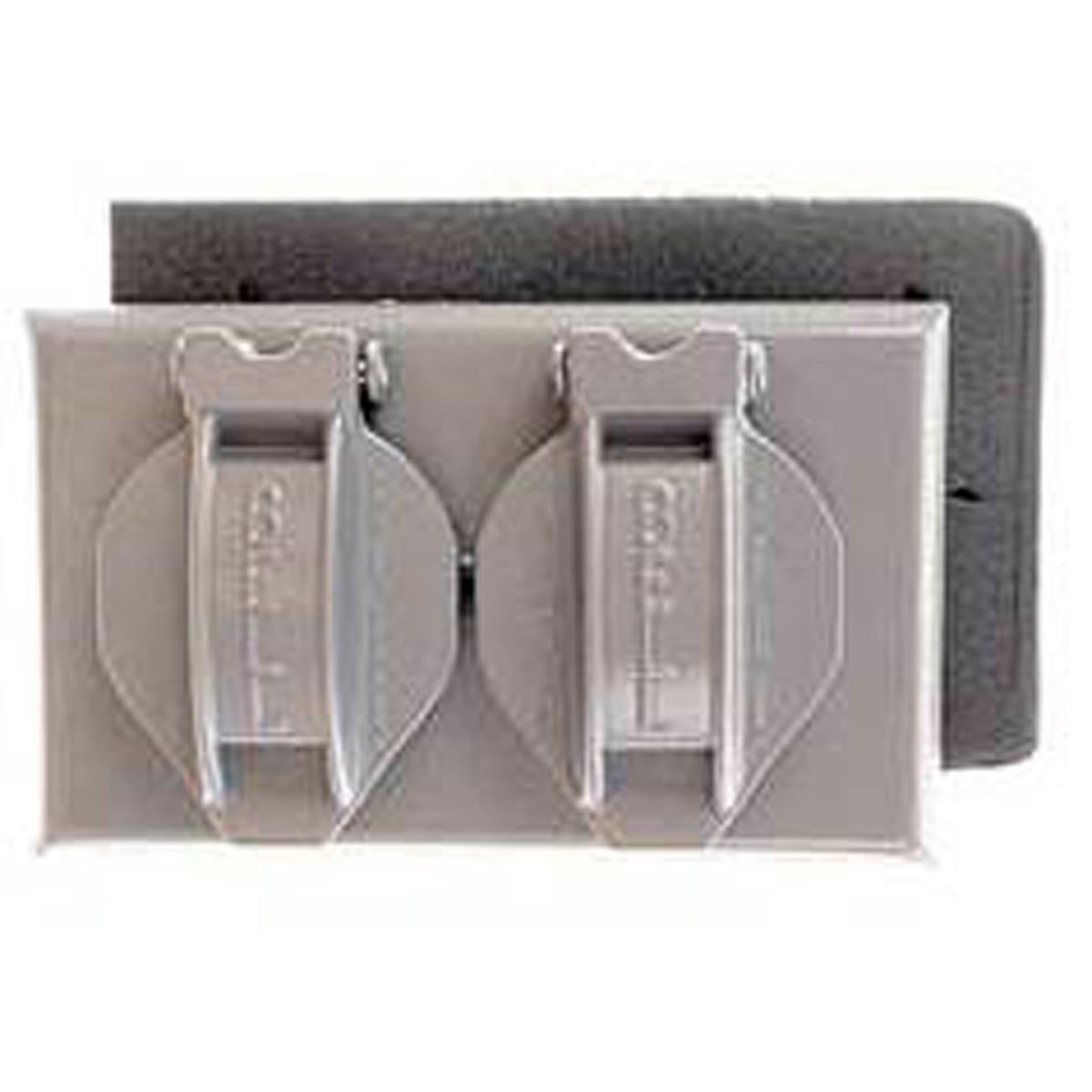 White Single Gang Weatherproof Duplex Box Cover | City Mill