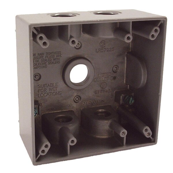 Two Gang Weatherproof Box | City Mill