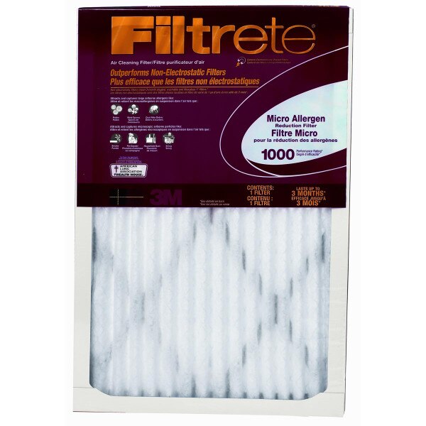 20 in. x 25 in. x 1 in. Filtrete Micro Allergen Reduction Filter | City ...