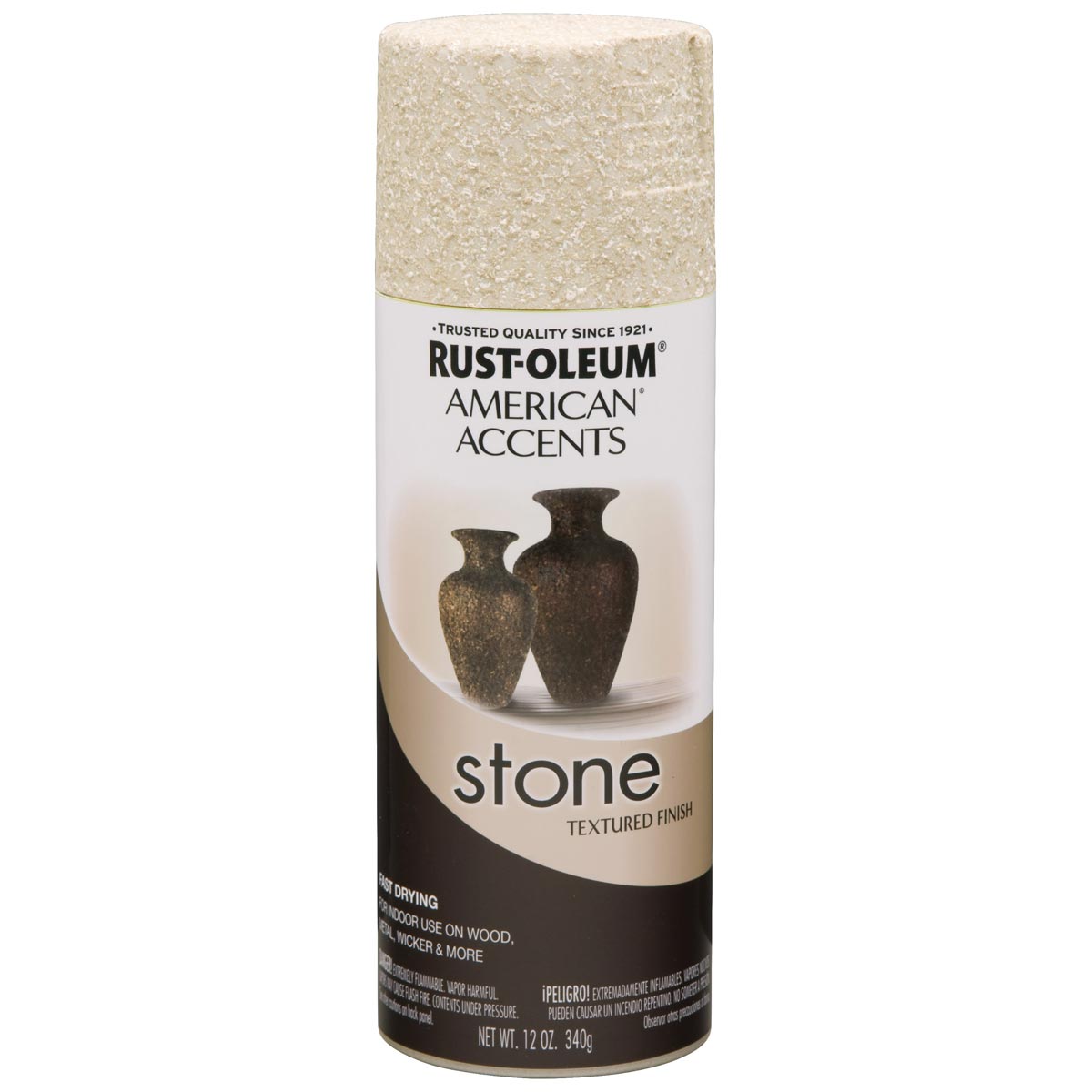 Rust-Oleum 12 oz. Bleached Stone American Accents Stone Spray Paint ...