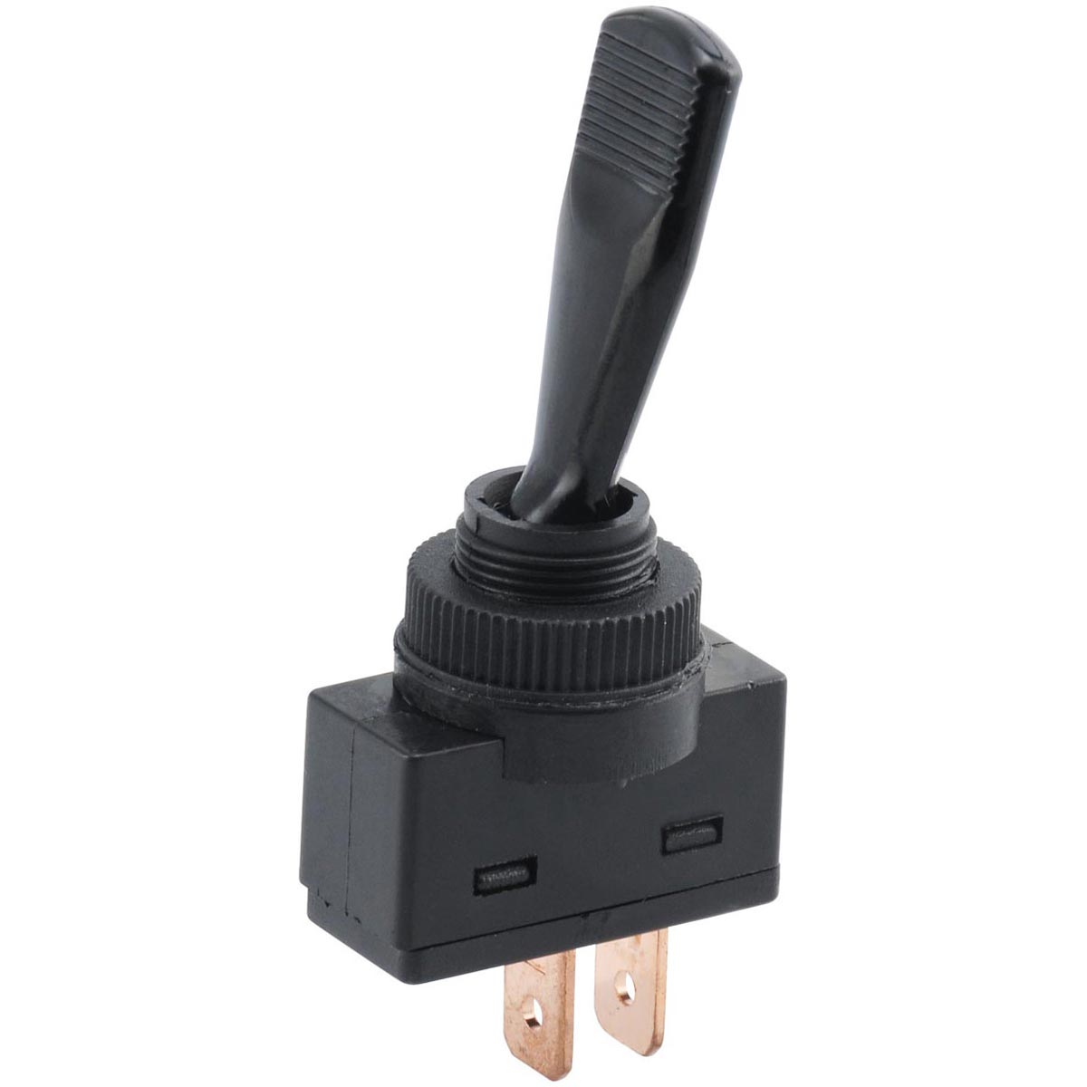 Black Paddle SPST On-Off Toggle Switch (16 Amp) | City Mill