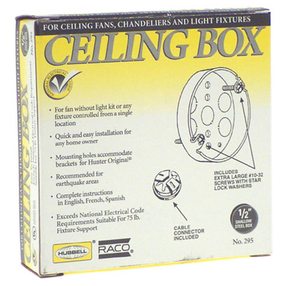 4 in. Round Ceiling Fan Box | City Mill