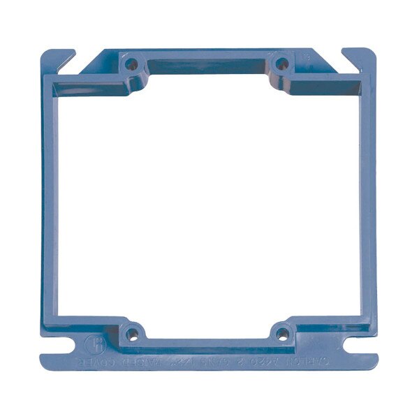 4 in. Two Gang Square Box Cover | City Mill