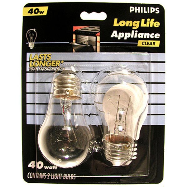 20 Watt Long Life Home Appliance Light Bulb 2 Count | City Mill