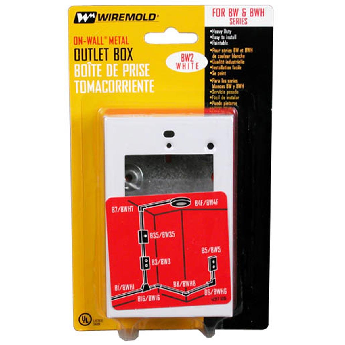 Single Gang White Shallow Outlet Box | City Mill