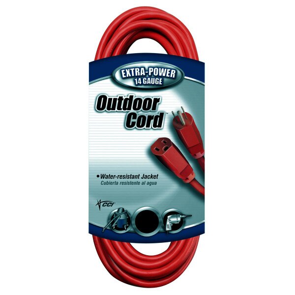 100 ft. 14/3 Red Extension Cord | City Mill