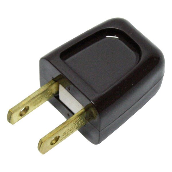 Leviton 10 Amp 125-Volt Straight Blade Plug, Brown | City Mill