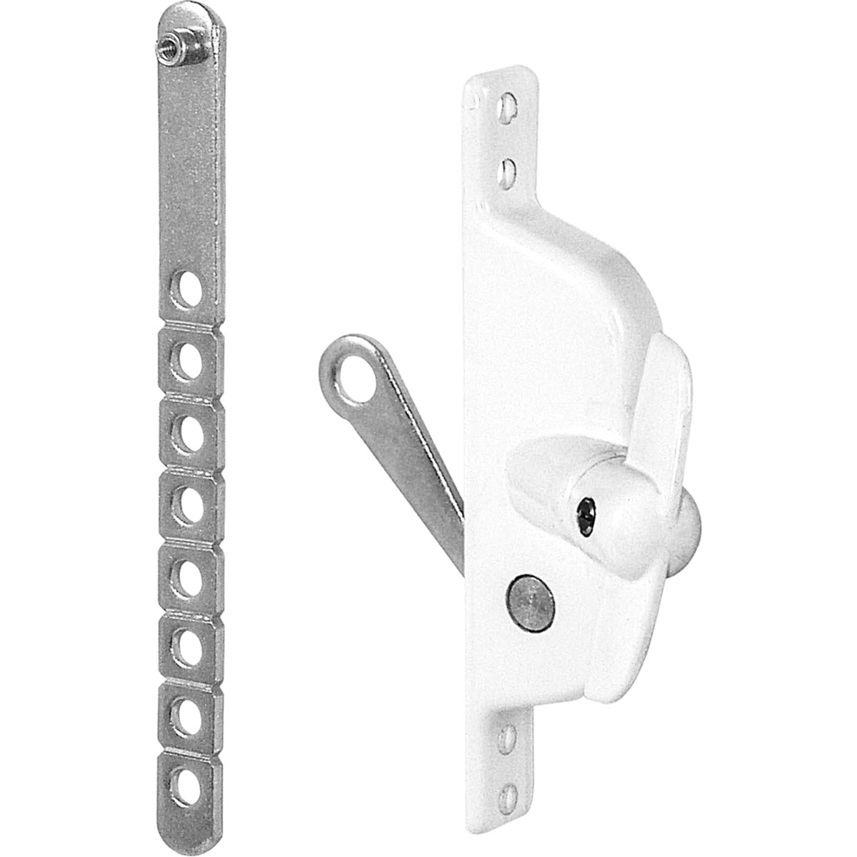 Universal Louver Operator, Adjustable Link, White, Tee Handle, 1 per ...