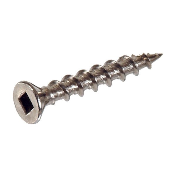 Stainless Steel Square Drive Deck Screw #8 x 2 in., 1 lb. Box | City Mill