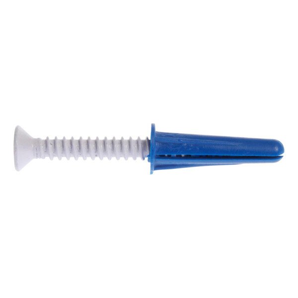 Blue Conical Plastic Anchor #10-12 x 1 in., 2 Pieces | City Mill