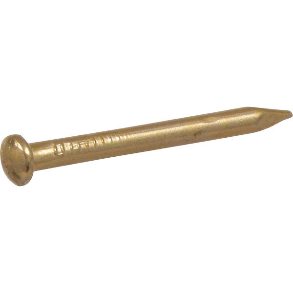 Brass-Plated Escutcheon Pins 5/8 in. x 18GA, 1.5 oz. | City Mill