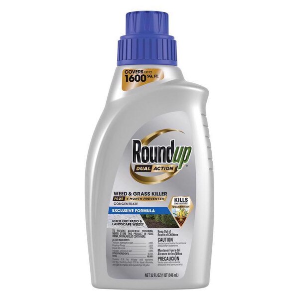 Roundup Dual Action Weed and Grass Killer Concentrate 32 oz | City Mill
