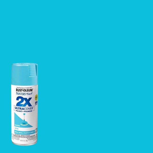 Rust-Oleum Painter's Touch 2X Ultra Cover Gloss Seaside Paint+Primer ...