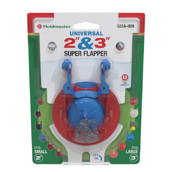 Fluidmaster Super Flapper Adjustable Flapper Multicolored Plastic/Rubber For Universal | City Mill